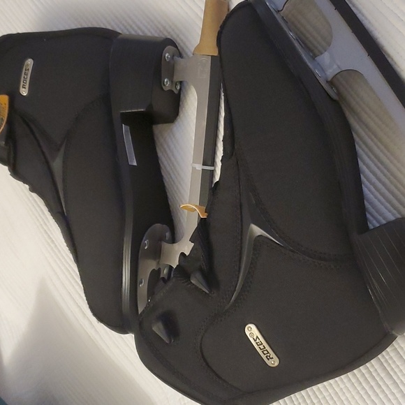 Roces | Other | Roces Ice Figure Skates And Blade Guards | Poshmark